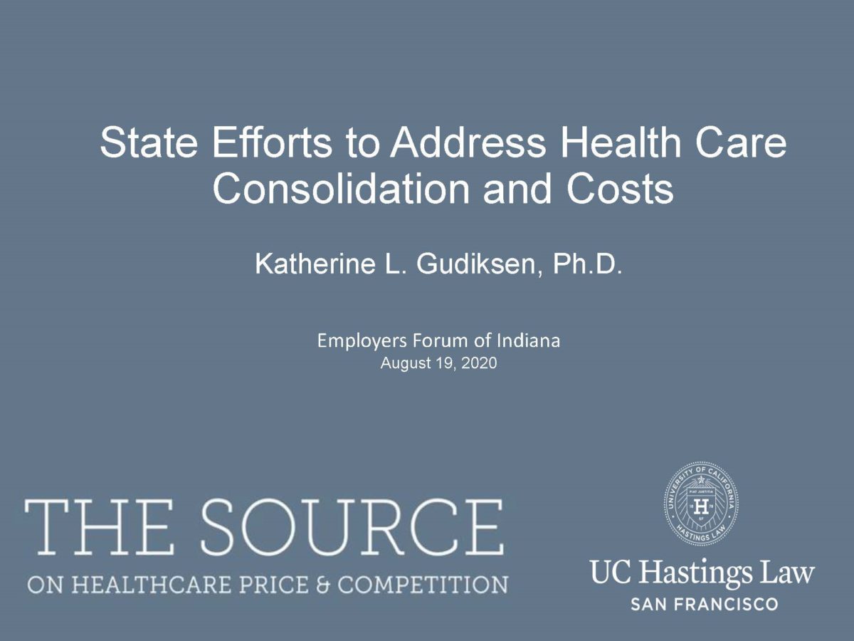 The Source on Healthcare Price and Competition