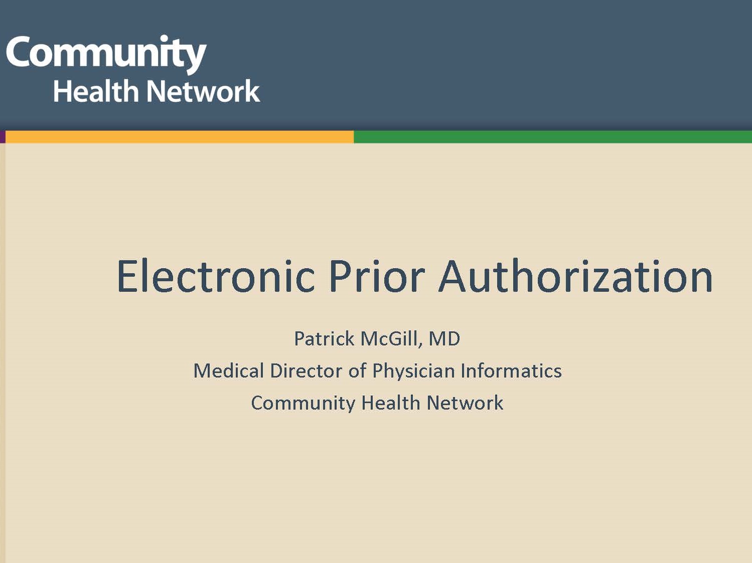 Electronic Prior Authorization